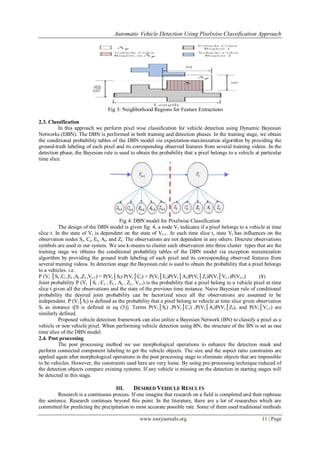 Automatic Vehicle Detection Using Pixelwise Classification Approach | PDF