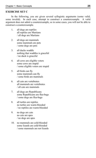 Basic Concepts of Logic | PDF