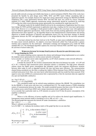 Network Lifespan Maximization For Wireless Sensor Networks Using Nature-Inspired Elephant Based ...