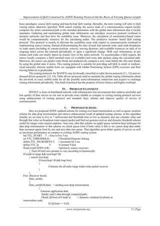 Improvement of QoS Contained by AODV Routing Protocol On the Basis of Varying Queue Length and ...