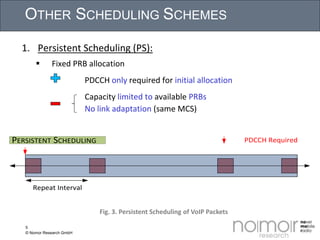 Packet Scheduling for Real-time Communication over LTE Systems | PPT