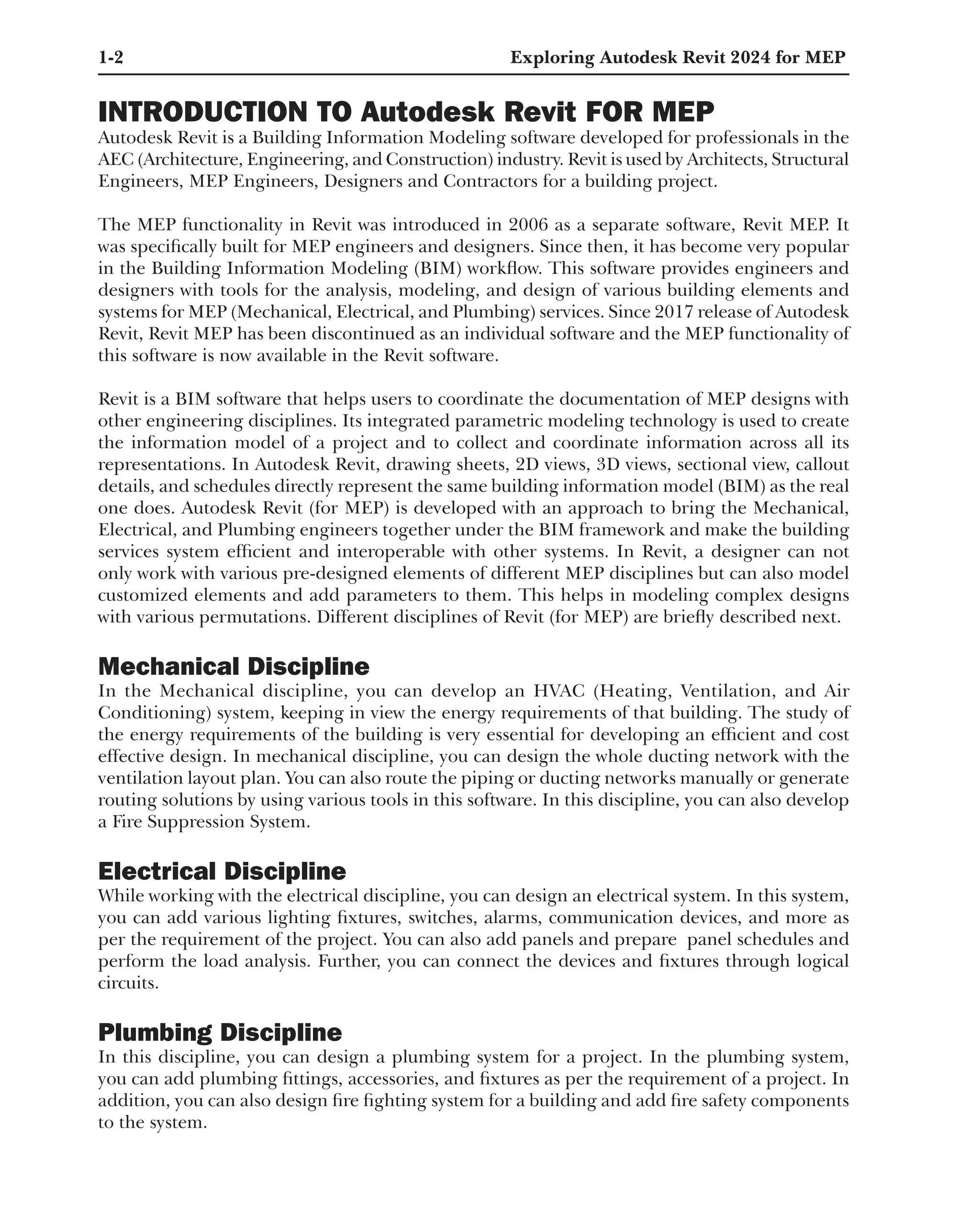 Revit MEP 2024 for Designers and Engineers | PDF