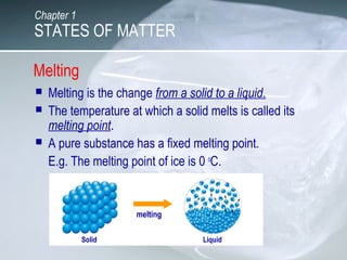 C01 states of matter | PPT | Chemistry | Science