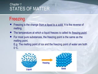 C01 states of matter | PPT | Chemistry | Science