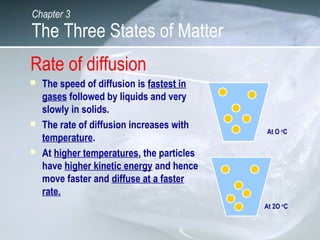 C01 states of matter | PPT | Chemistry | Science