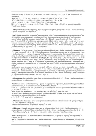 The Number of Transitive P- Groups Of Degree P3 | PDF | Science