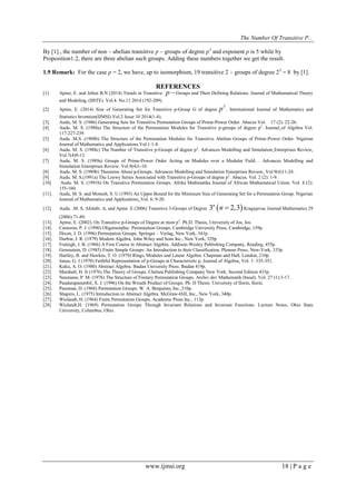 The Number of Transitive P- Groups Of Degree P3 | PDF