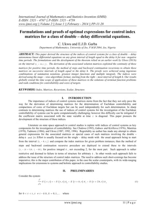 International Journal of Mathematics and Statistics Invention (IJMSI) | PDF