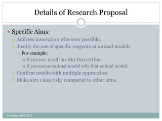 4722_Ch3_How to write a Research Proposal_ M A Islam | PDF