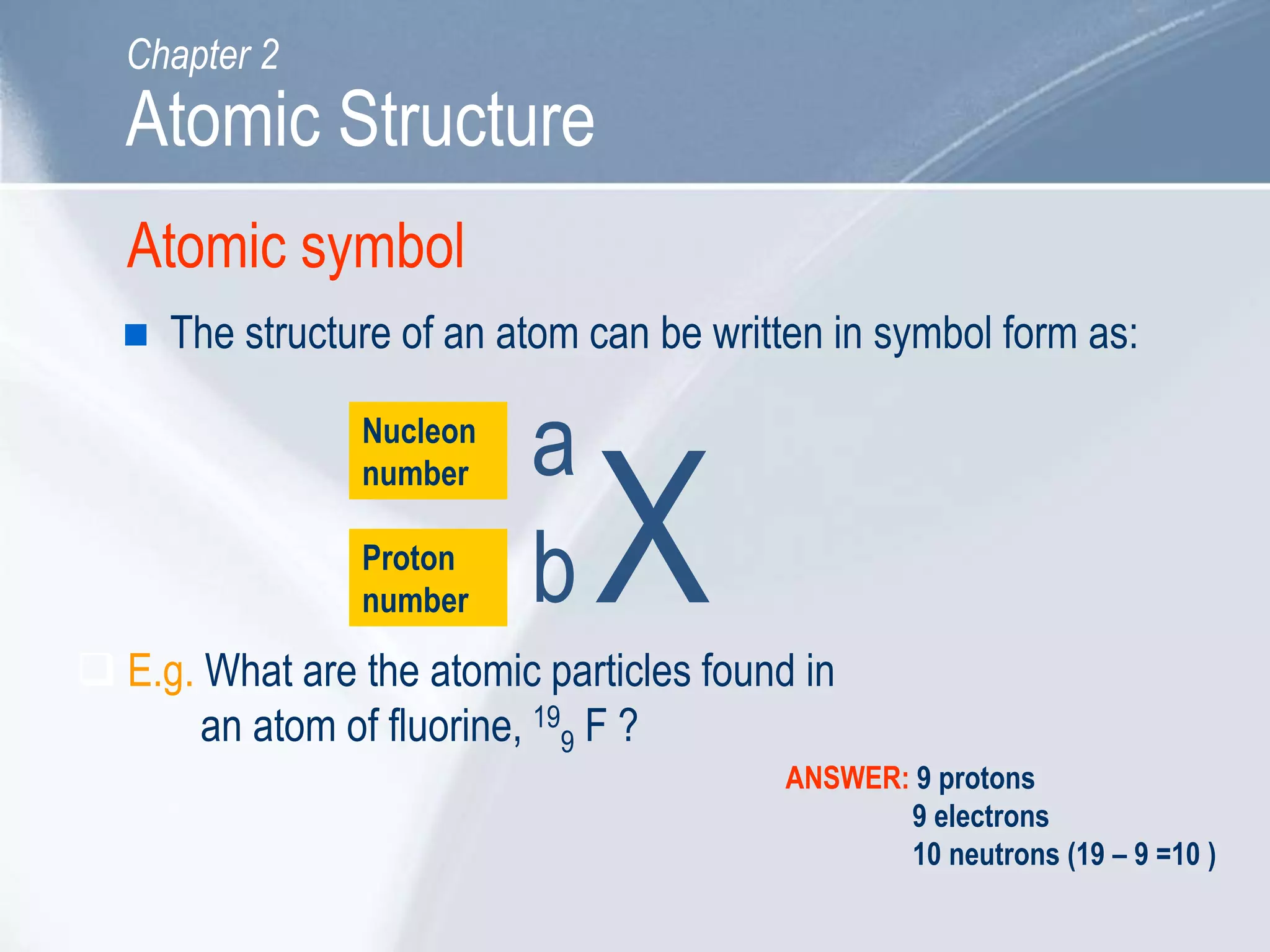 Atomic Structure | PPT