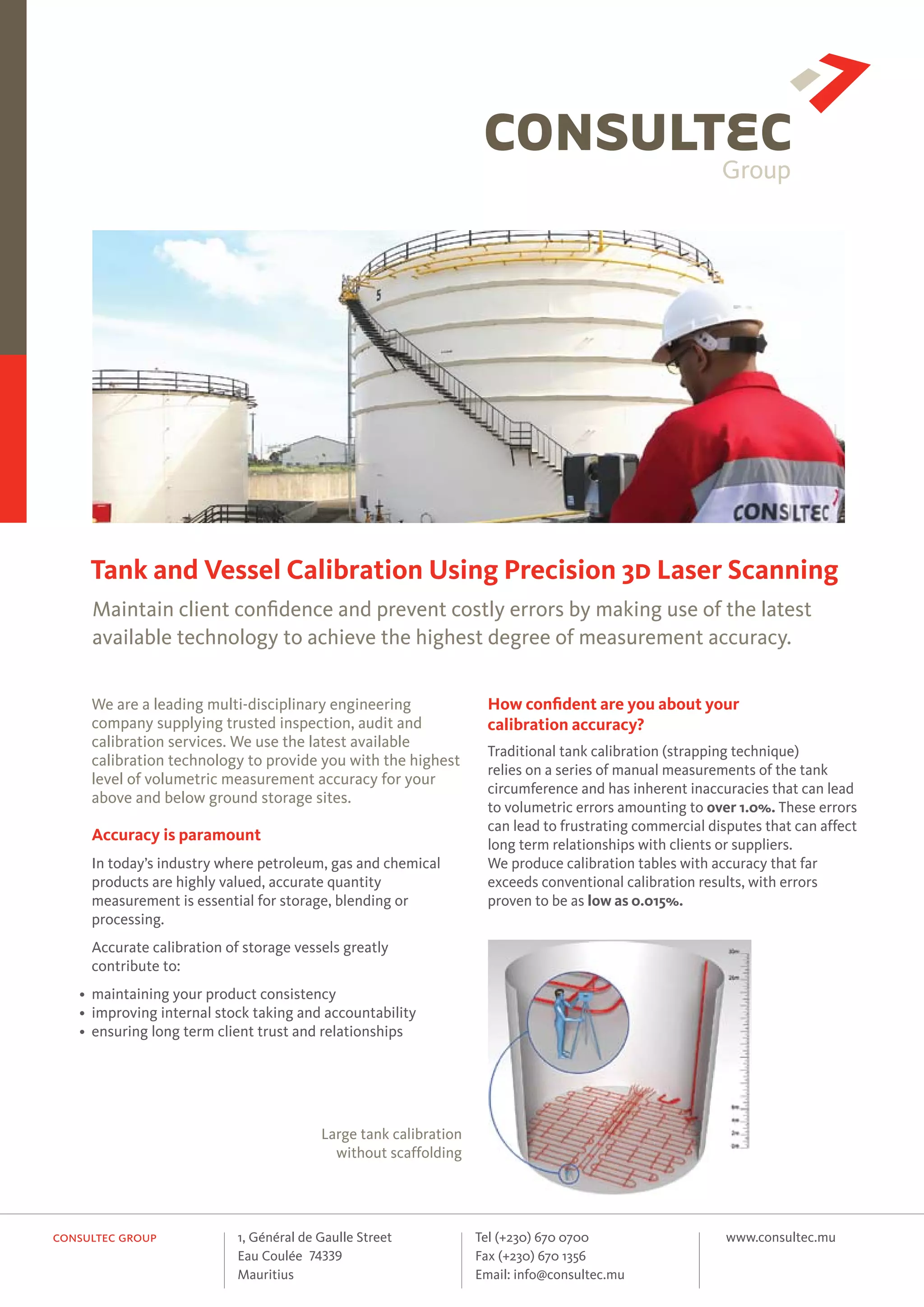 Tank Calibration by Consultec | PDF