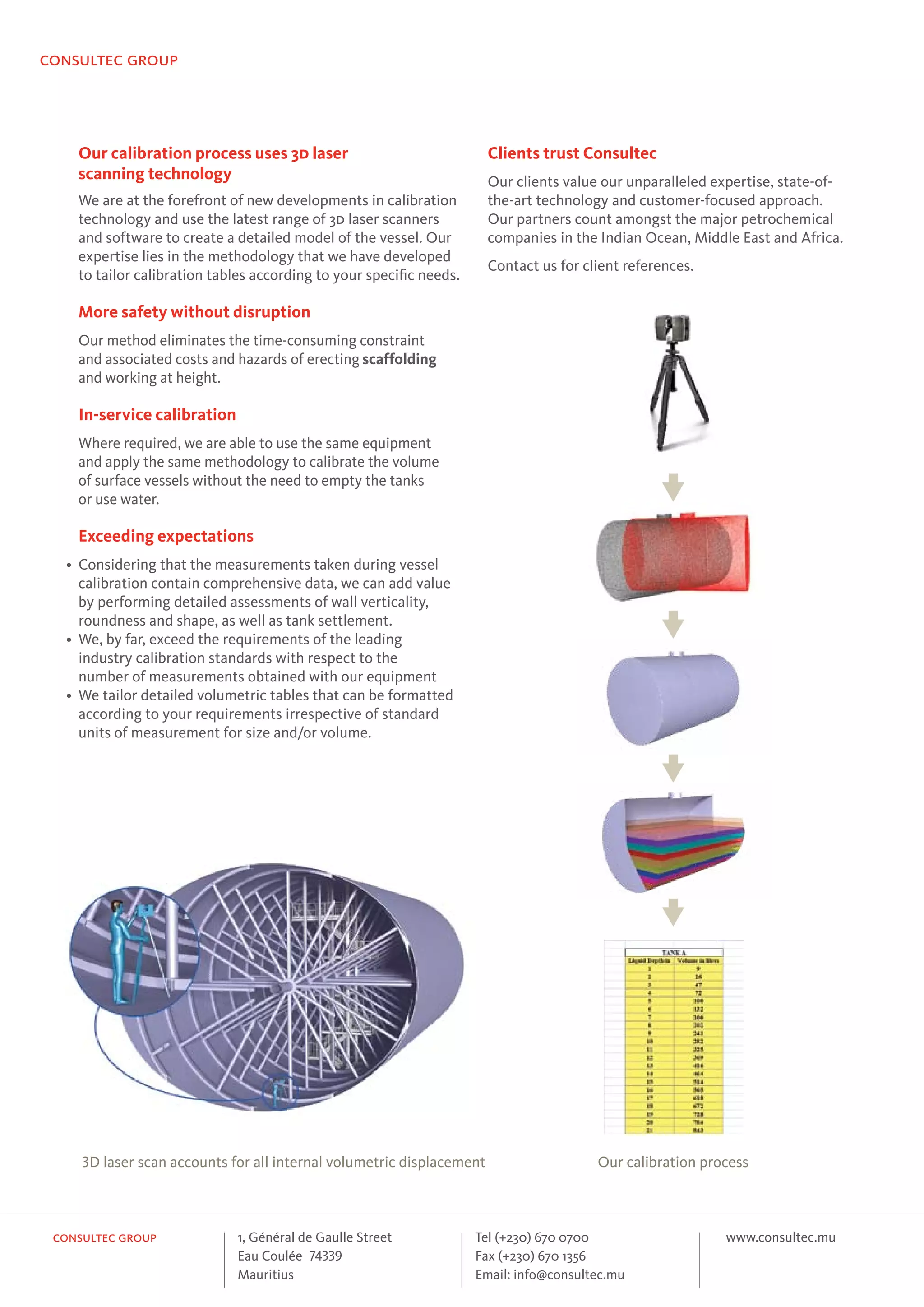 Tank Calibration by Consultec | PDF