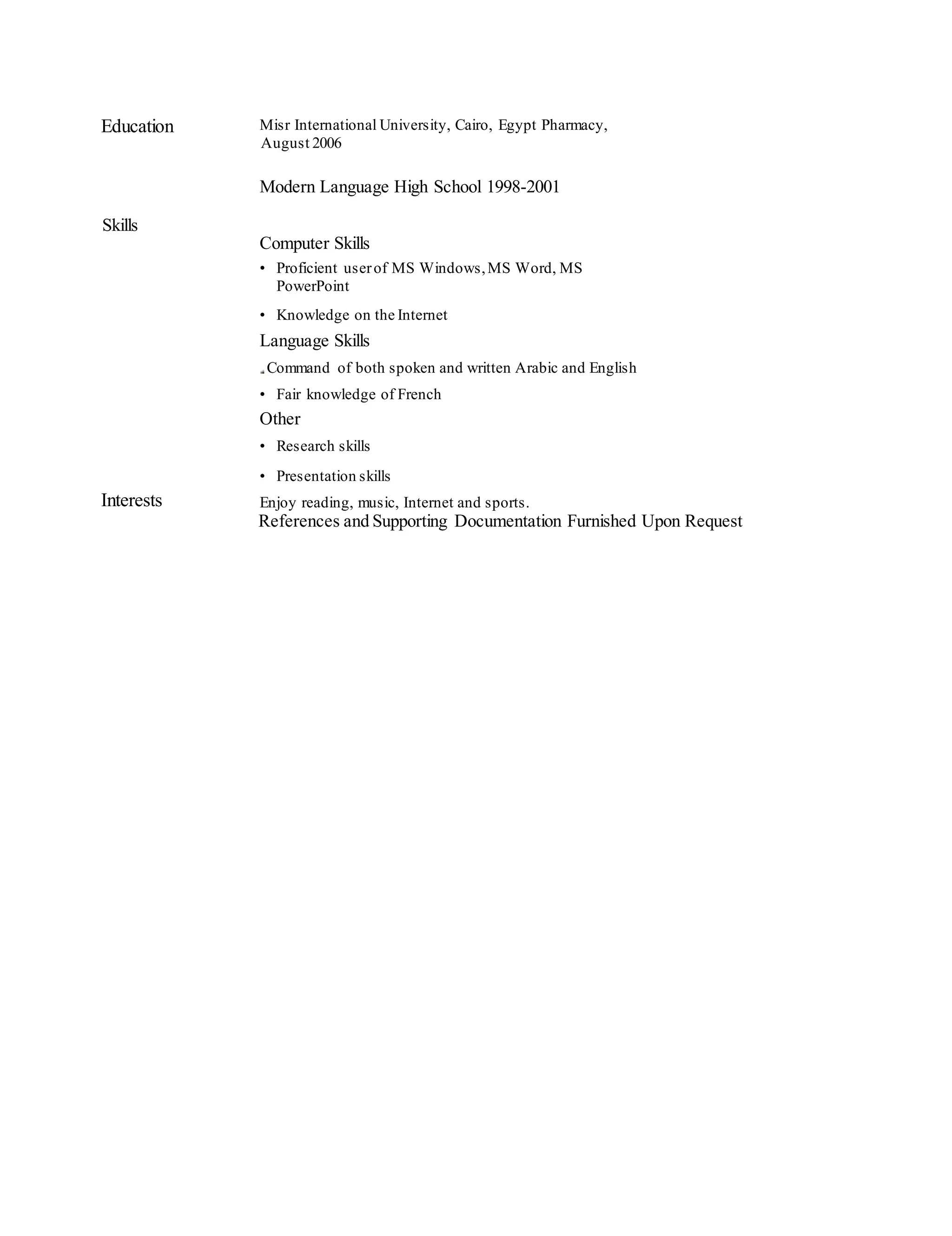 sara resume copy | DOCX