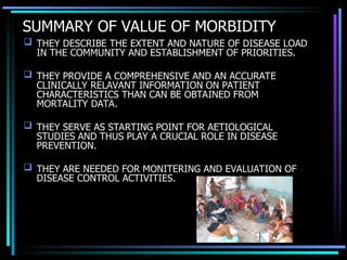 C02 community medicine P08 MORBIDITY INDICATORS.ppt