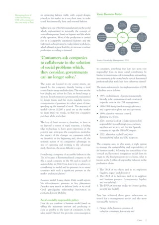 Zara, managing chain of value and driving csr with consumers | PDF