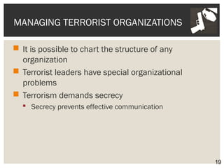 C03.8 organization & financing of terrorism | PPT