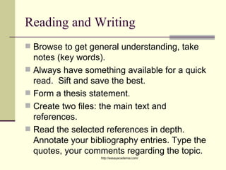 Tips for Effective Academic Writing | PPT