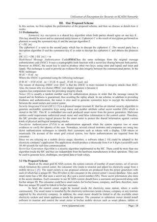 Utilization of Encryption for Security in SCADA Networks | PDF