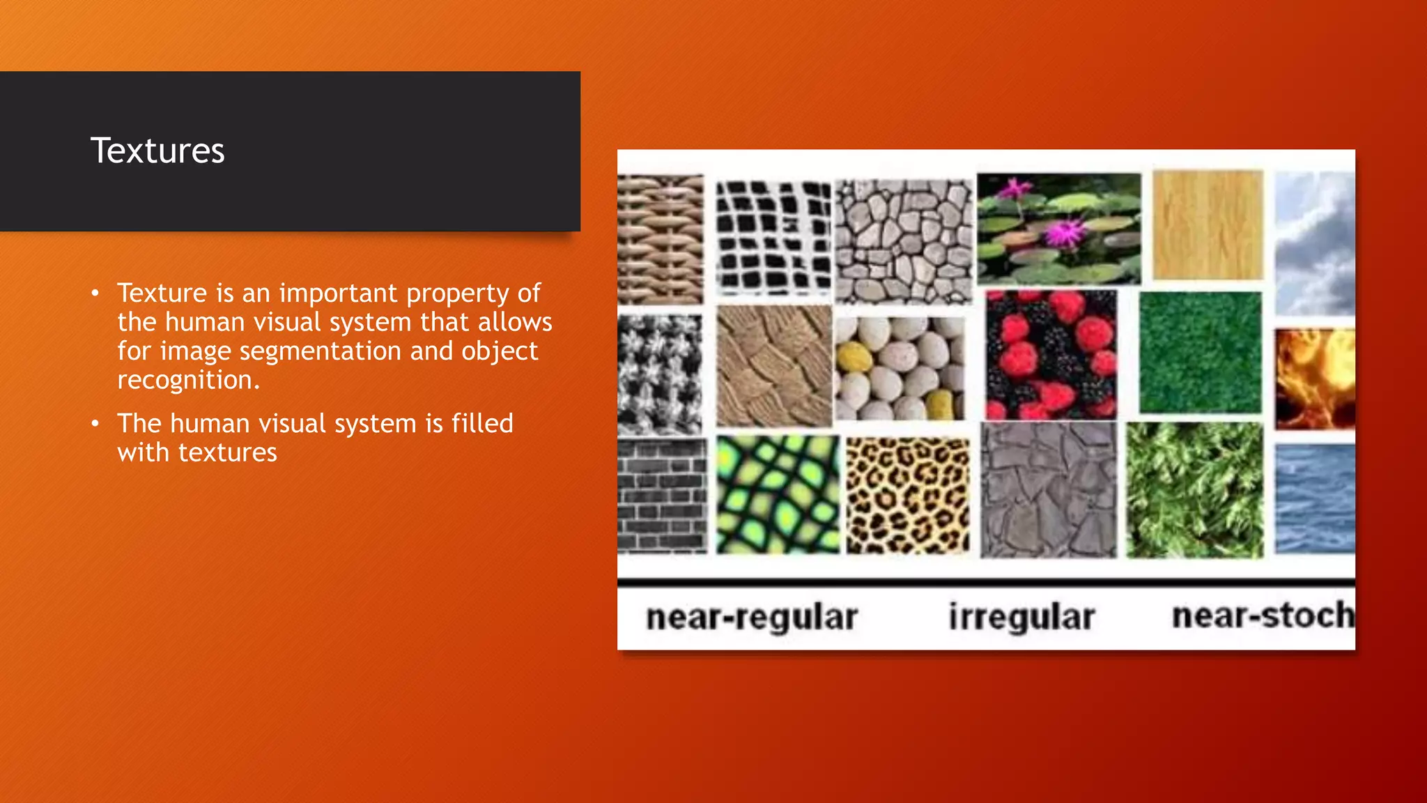 Deep Learning for Textures | PPT