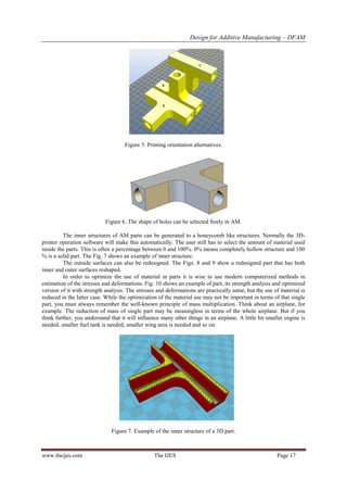 Design for Additive Manufacturing – DFAM | PDF