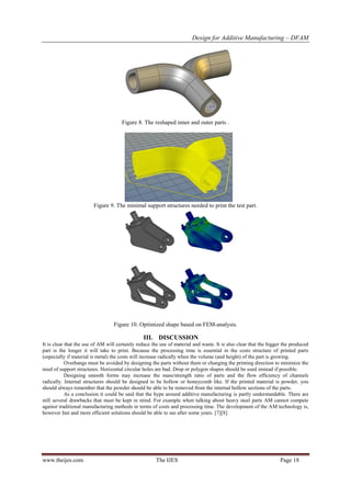 Design for Additive Manufacturing – DFAM | PDF