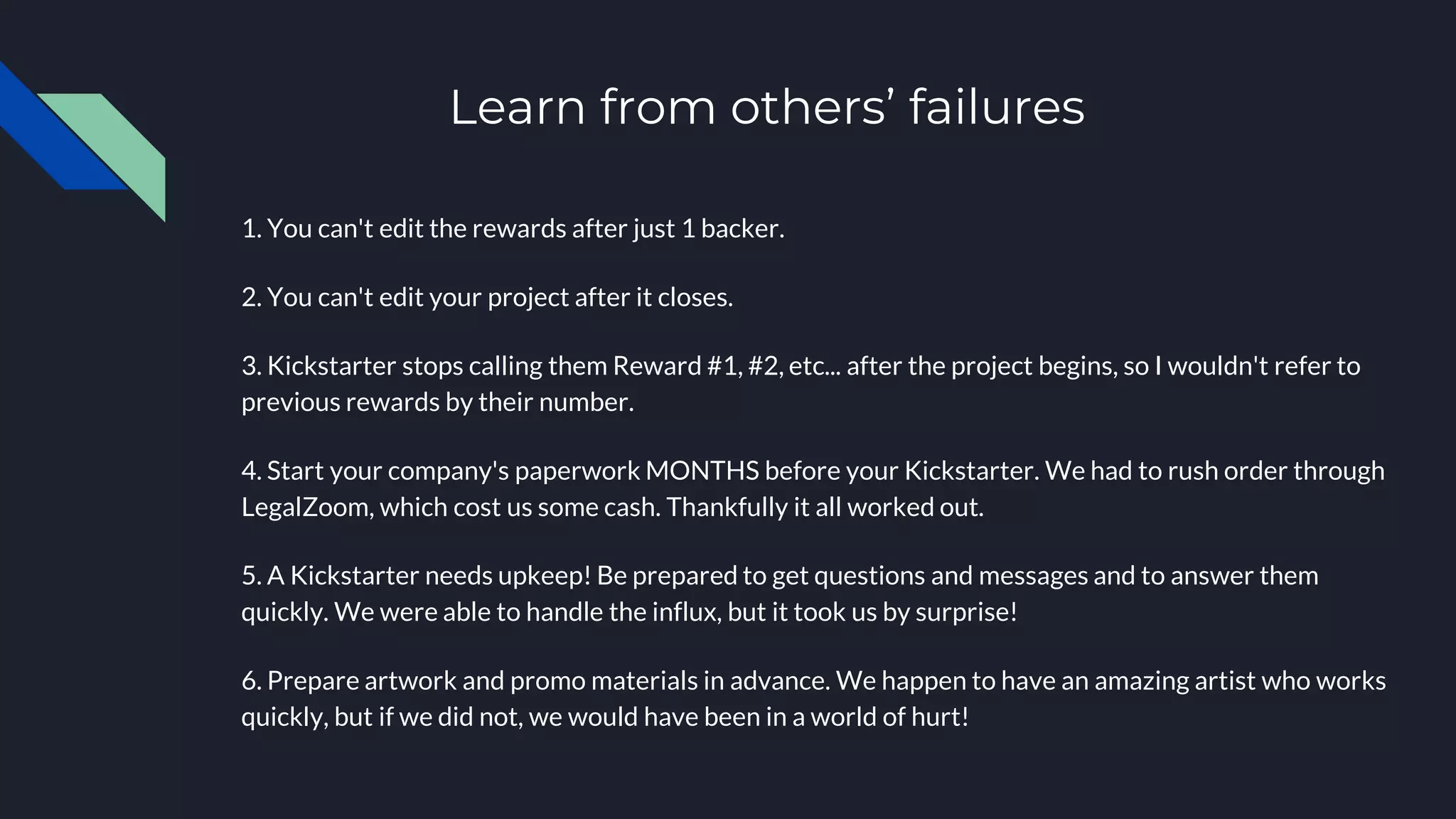 Kickstarter pledge/rewards Analysis | PPTX