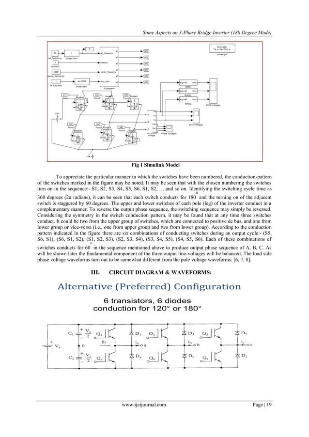 Some Aspects on 3-Phase Bridge Inverter (180 Degree Mode) | PDF