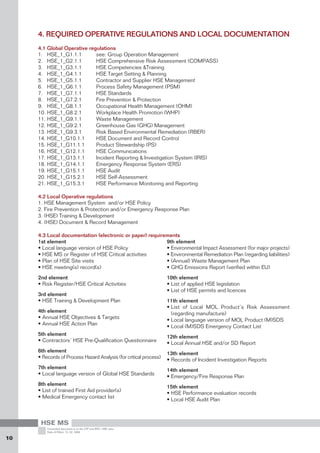 MOL Group HSE Management System | PDF