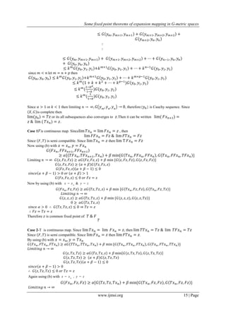 Some Fixed Point Theorems of Expansion Mapping In G-Metric Spaces | PDF