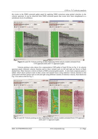 CVS vs. t2 -x 2 velocity analysis | PDF