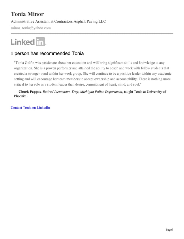 2015 LinkedIn PDF Resume | PDF | Resume Writing and Advice | Job Search