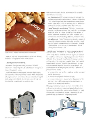 TTO Snacks White Paper | PDF