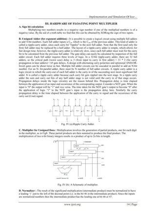 Implementation and Simulation of Ieee 754 Single-Precision Floating Point Multiplier | PDF