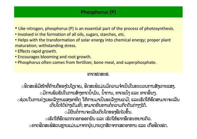 Plant Nutrients2 [Compatibility Mode] 2016 | PPT