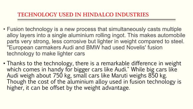 Hindalco Indusries Limited | PPTX
