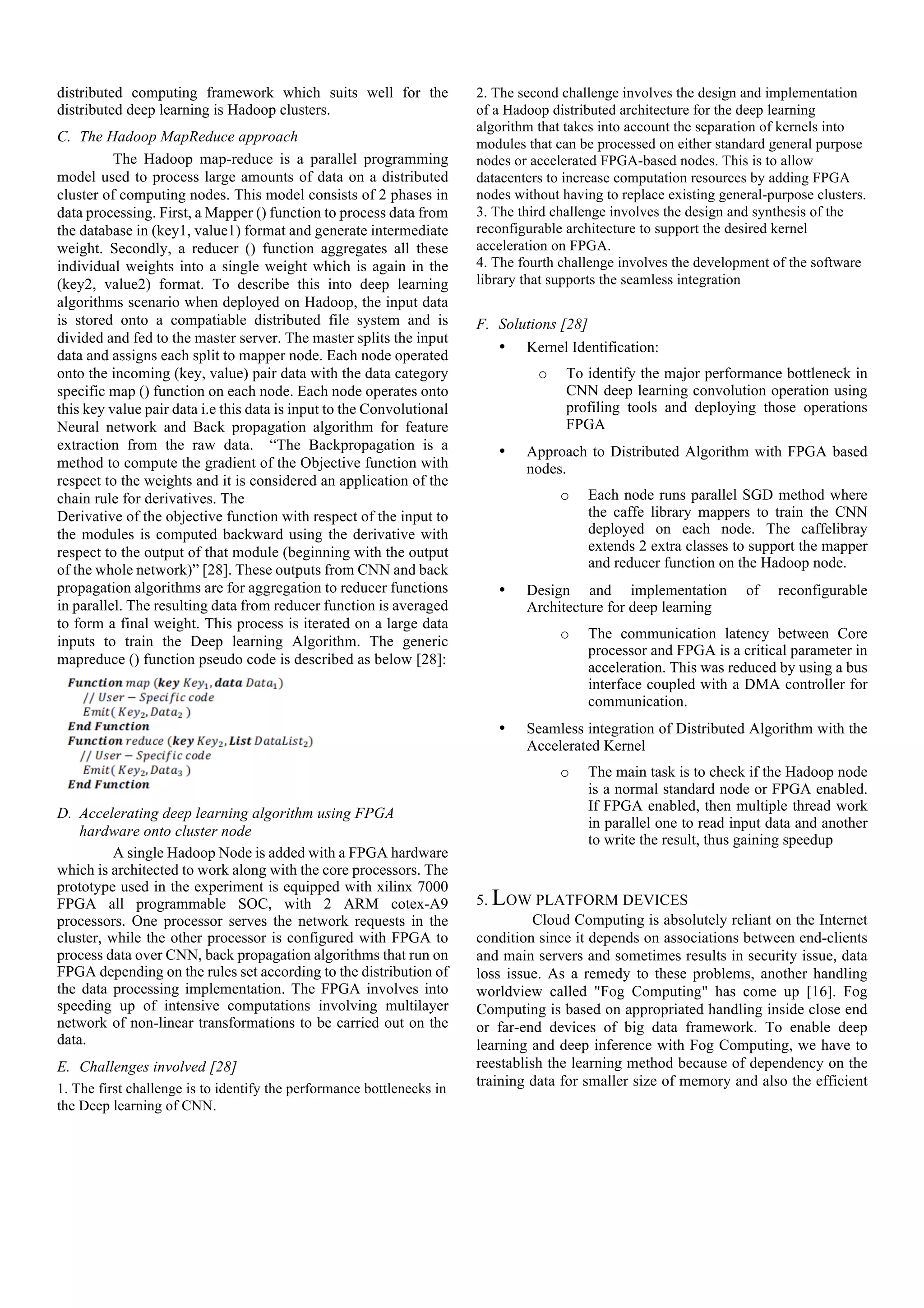 Survey Report Deep Learning Algorithm Pdf