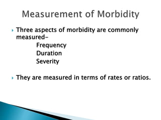 C03 P03 MEASEUREMENT OF MORBIDITY.ppt