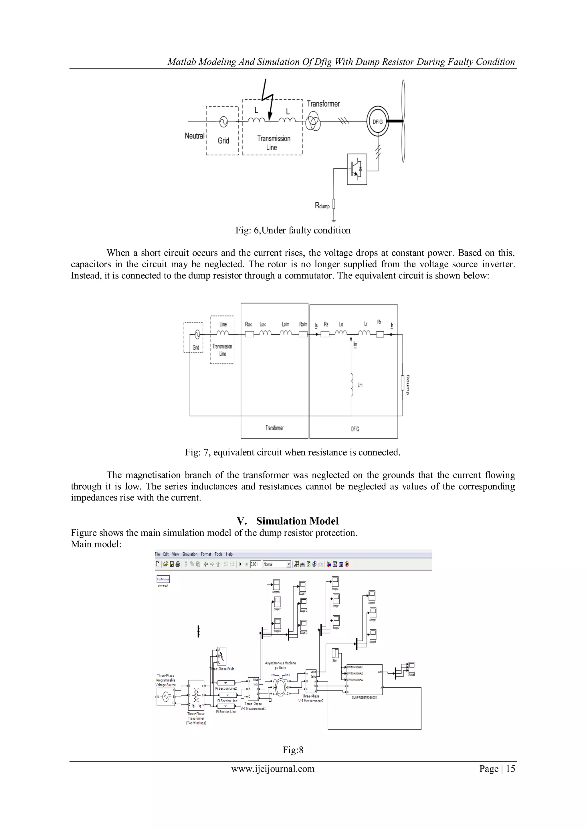 Matlab Modeling and Simulation of DFIG with Dump Resistor during Faulty ...