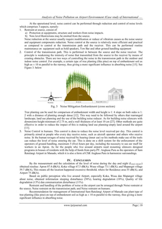 Analysis of Noise Pollution on Airport Environment (Case study of ...