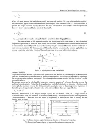 Numerical modeling of the welding defect influence on fatigue life of ...