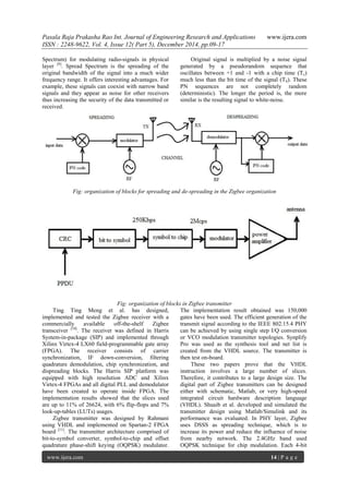 Verilog Based Design and Simulation of MAC and PHY Layers for Zigbee Digital Transmitter | PDF