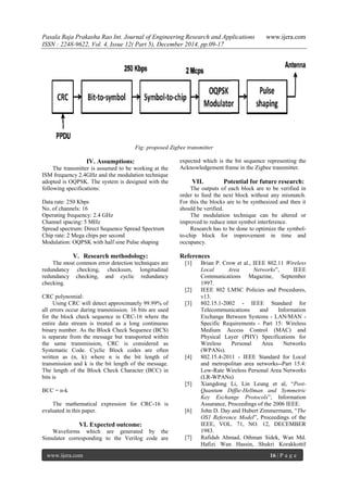 Verilog Based Design and Simulation of MAC and PHY Layers for Zigbee Digital Transmitter | PDF