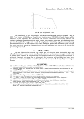 Dynamic Power Allocation for Mc-Cdma System Using Iterative Water Filling Algorithm (Iwfa) | PDF