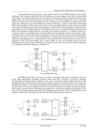 Dynamic Power Allocation for Mc-Cdma System Using Iterative Water Filling Algorithm (Iwfa) | PDF