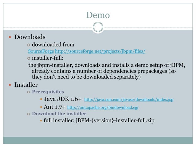 Getting started with JBPM | PPTX