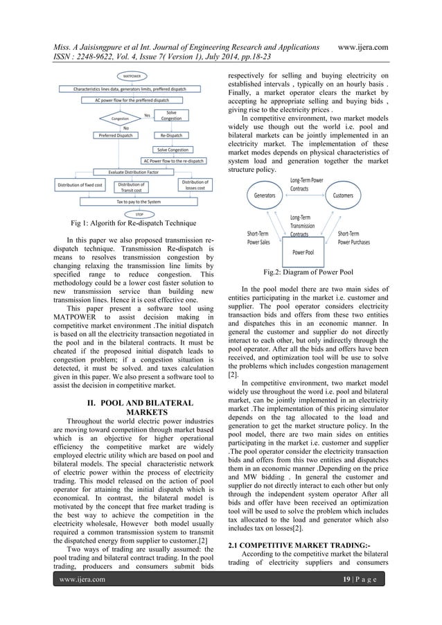 Market Based Criteria For Congestion Management And Transmission Pricing Pdf