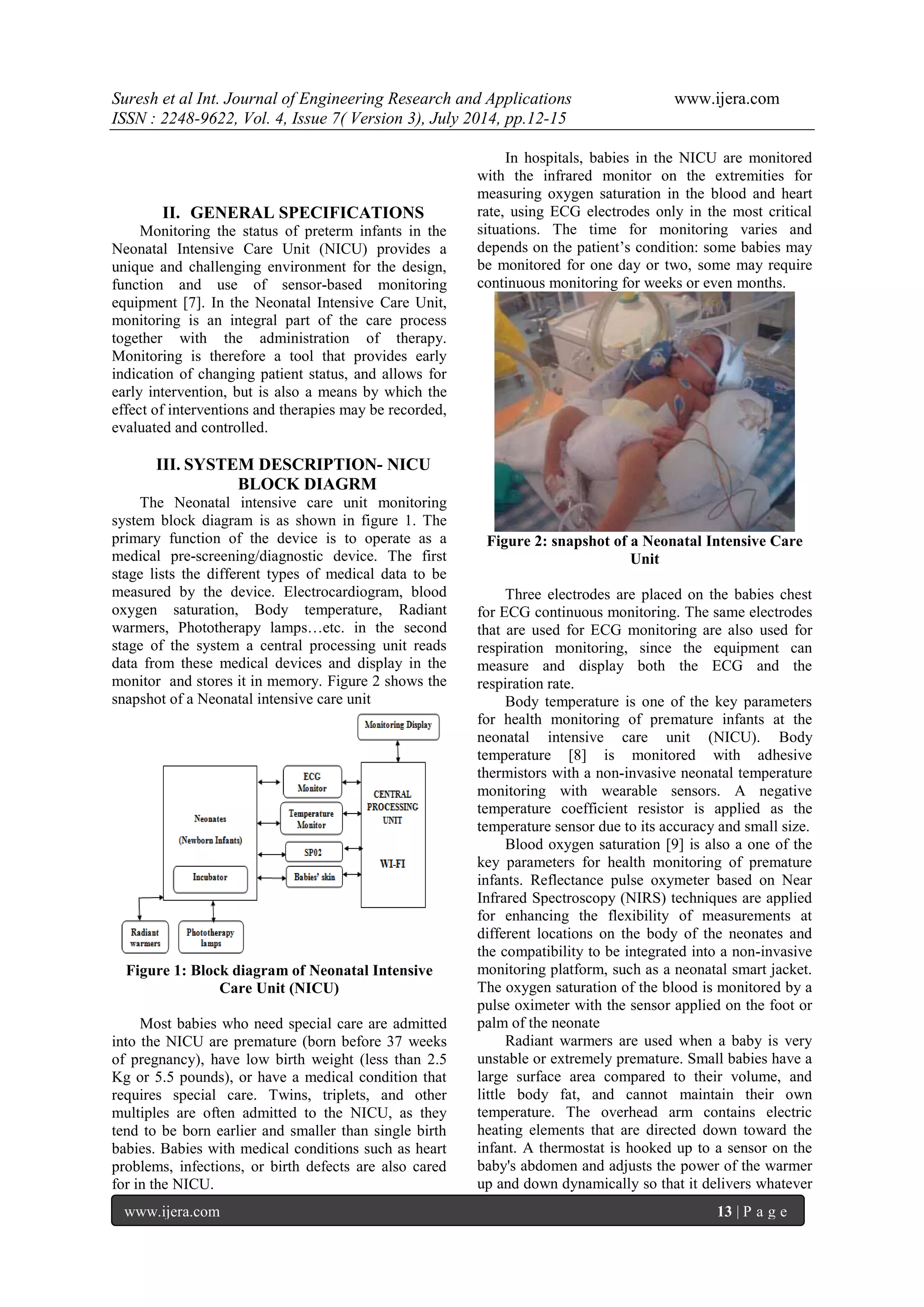 Neonatal Monitoring System | PDF