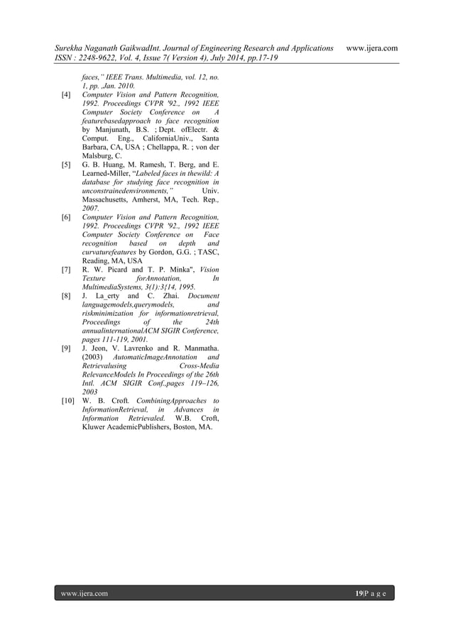 Recognizing Celebrity Faces in Lot of Web Images | PDF | Web Development | Internet