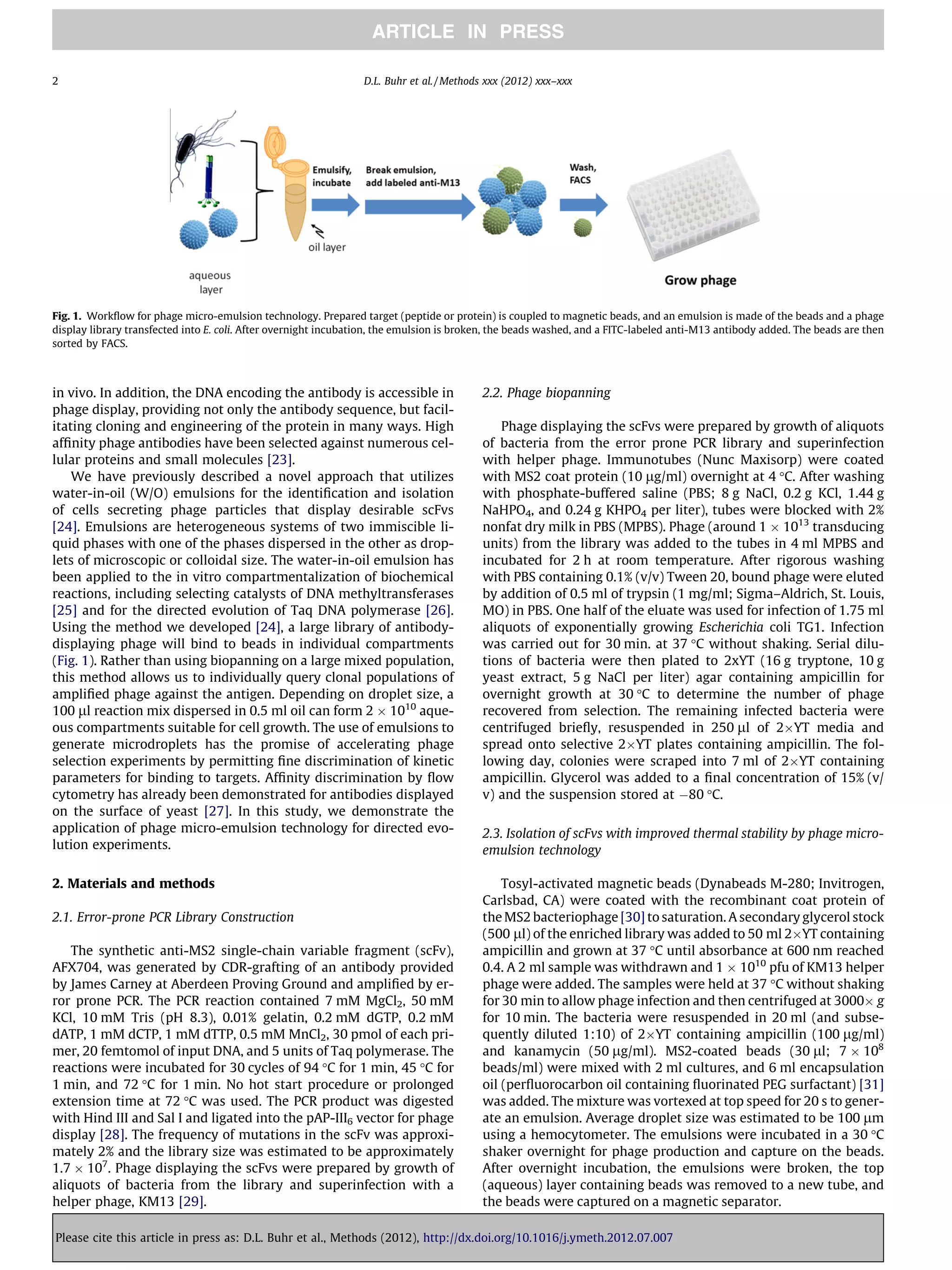 Micro-emulsion Methods paper | PDF