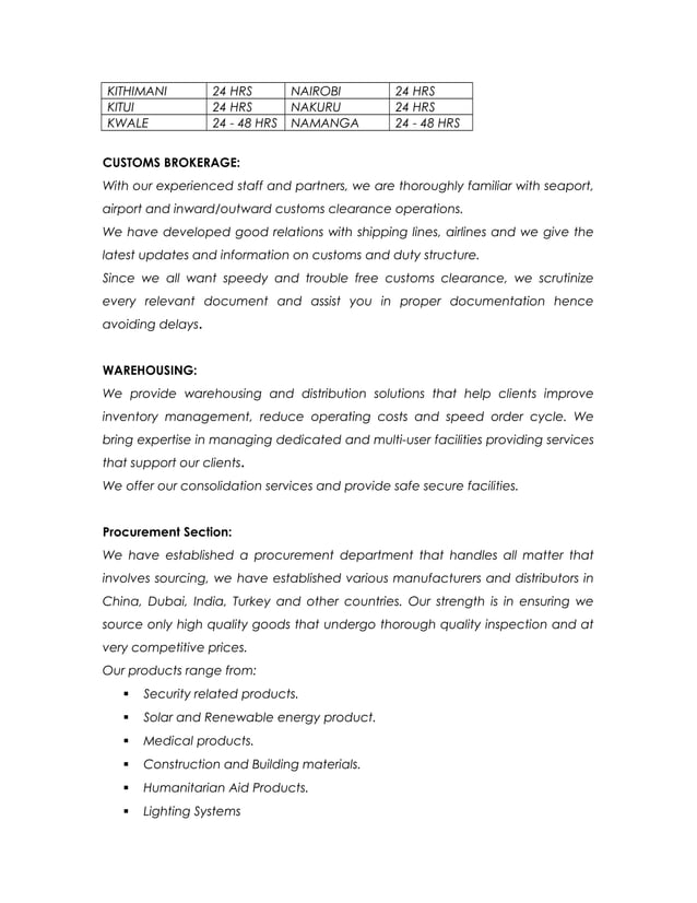 CEE_ EXPRESS COMPANY PROFILE. 02 | PDF